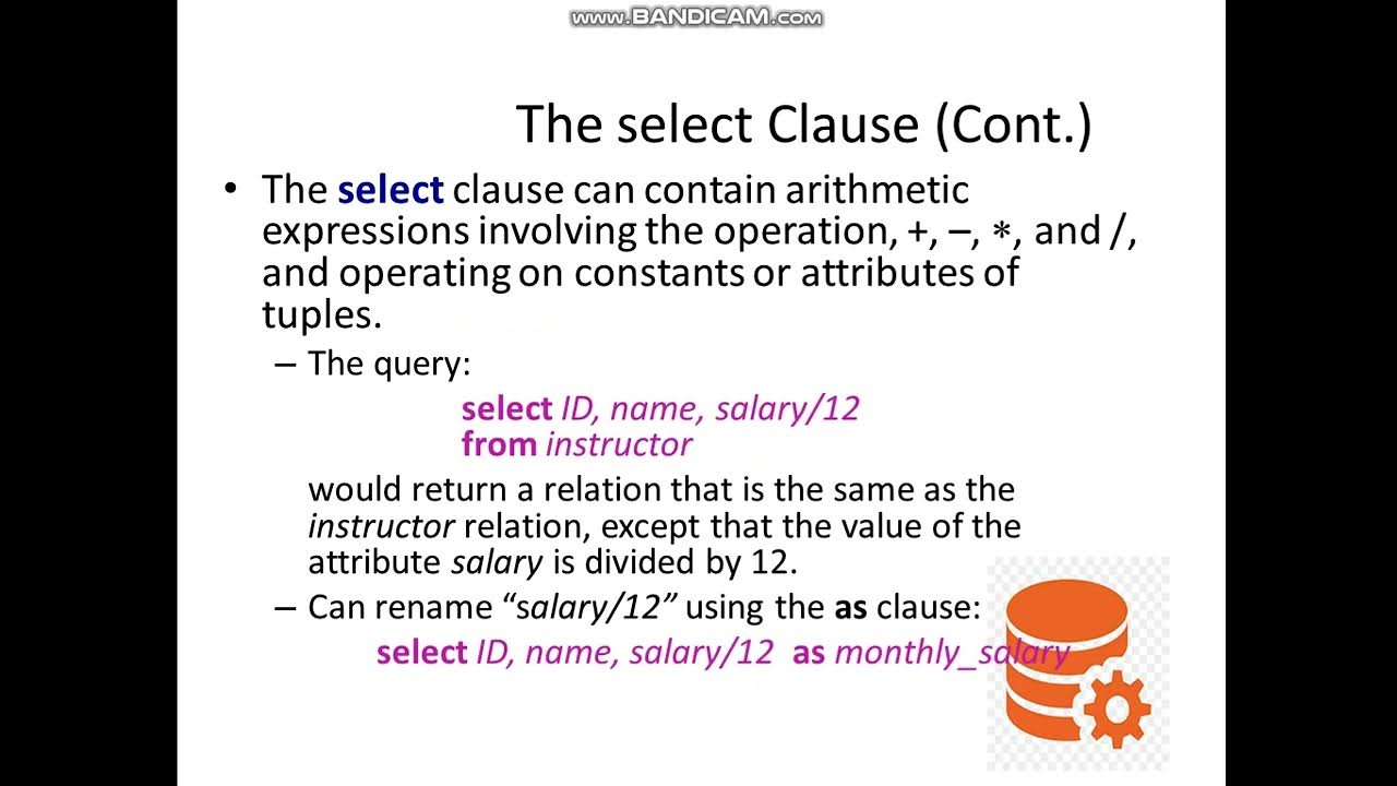 11. DQL Commands select from where - YouTube