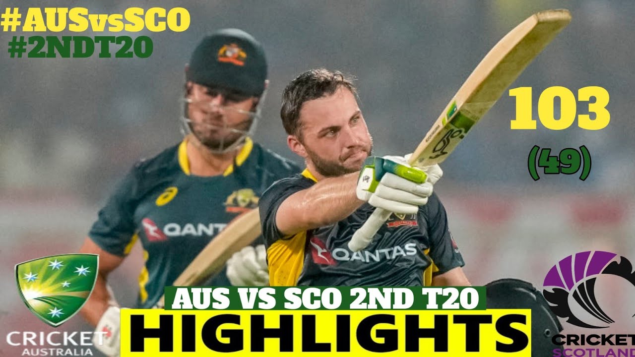 Australia vs Scotland | Aus vs Sco 2nd T20 Highlights 2024 | Aus vs Sco ...
