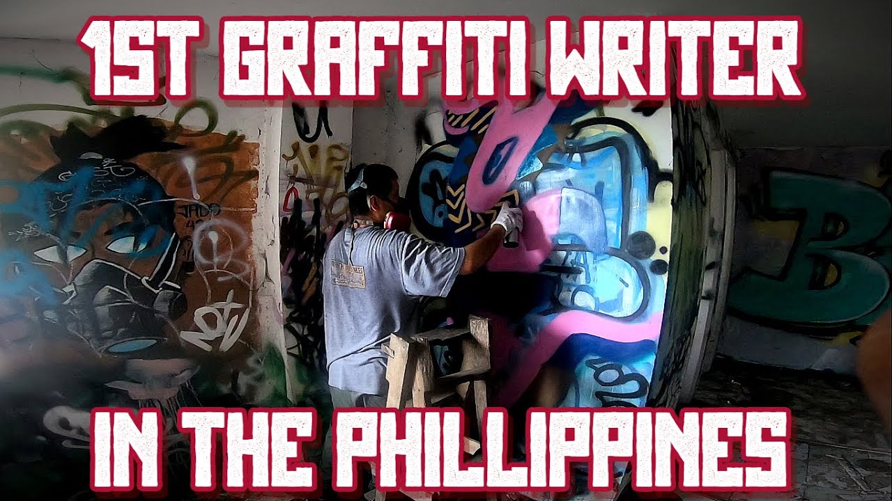 GRAFFITI session with 1ST GRAFFITI WRITER!! in my country. - YouTube