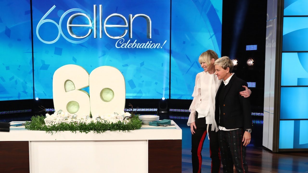 Ellen Makes a Wish for Her 60th Birthday - YouTube