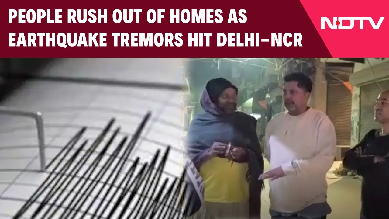 Delhi Earthquake News | Delhi News | People Rush Out Of Homes As ...