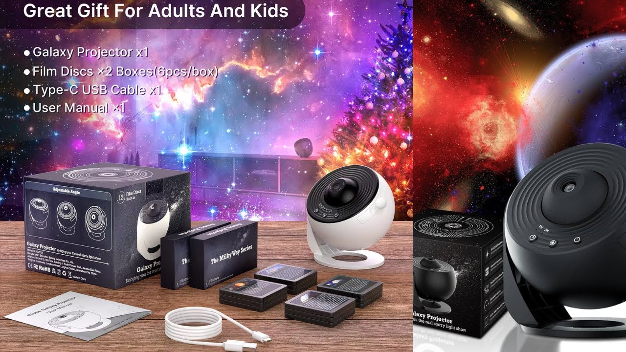 Galaxy Projector Bringing you the real starry light show - YouTube