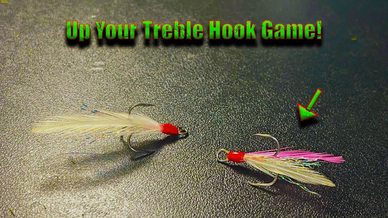 How To Tie Your OWN Treble Hooks An Catch MORE Fish! - YouTube