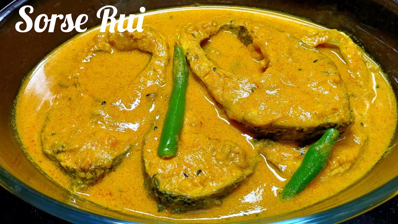 Sorse Rui Maach Recipe | Fish With Mustard Seeds Recipe | Sarso | Fish ...