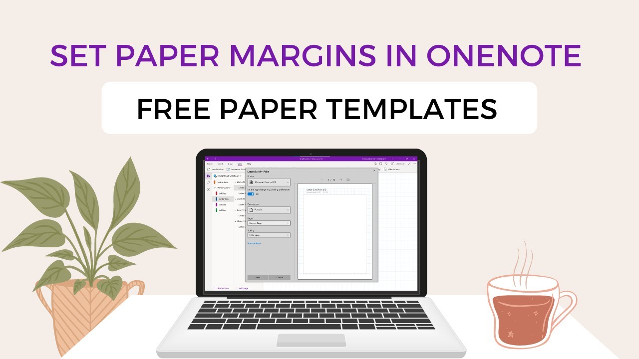 FREE Template How To Insert A4 Paper Sizes Into OneNote Windows FREE Template How To Insert A4 Paper Sizes Into OneNote Windows