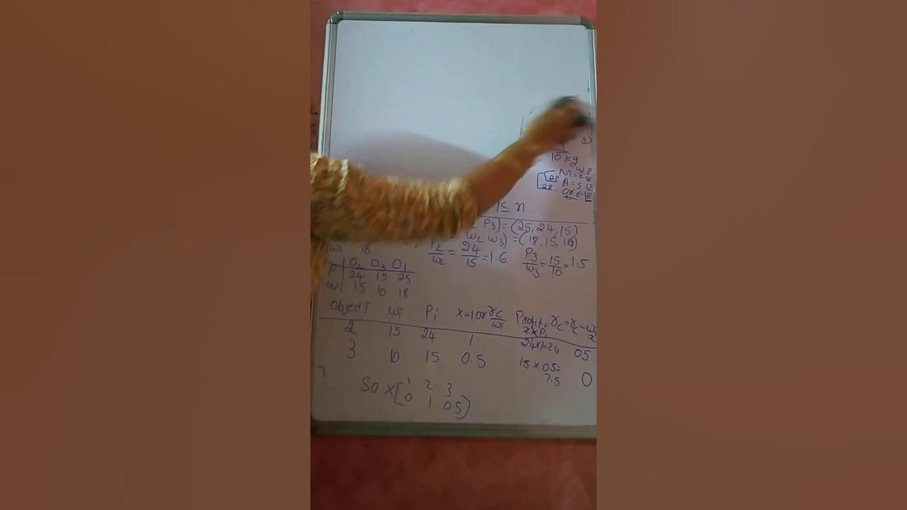 Fractional Knapsack problem - YouTube