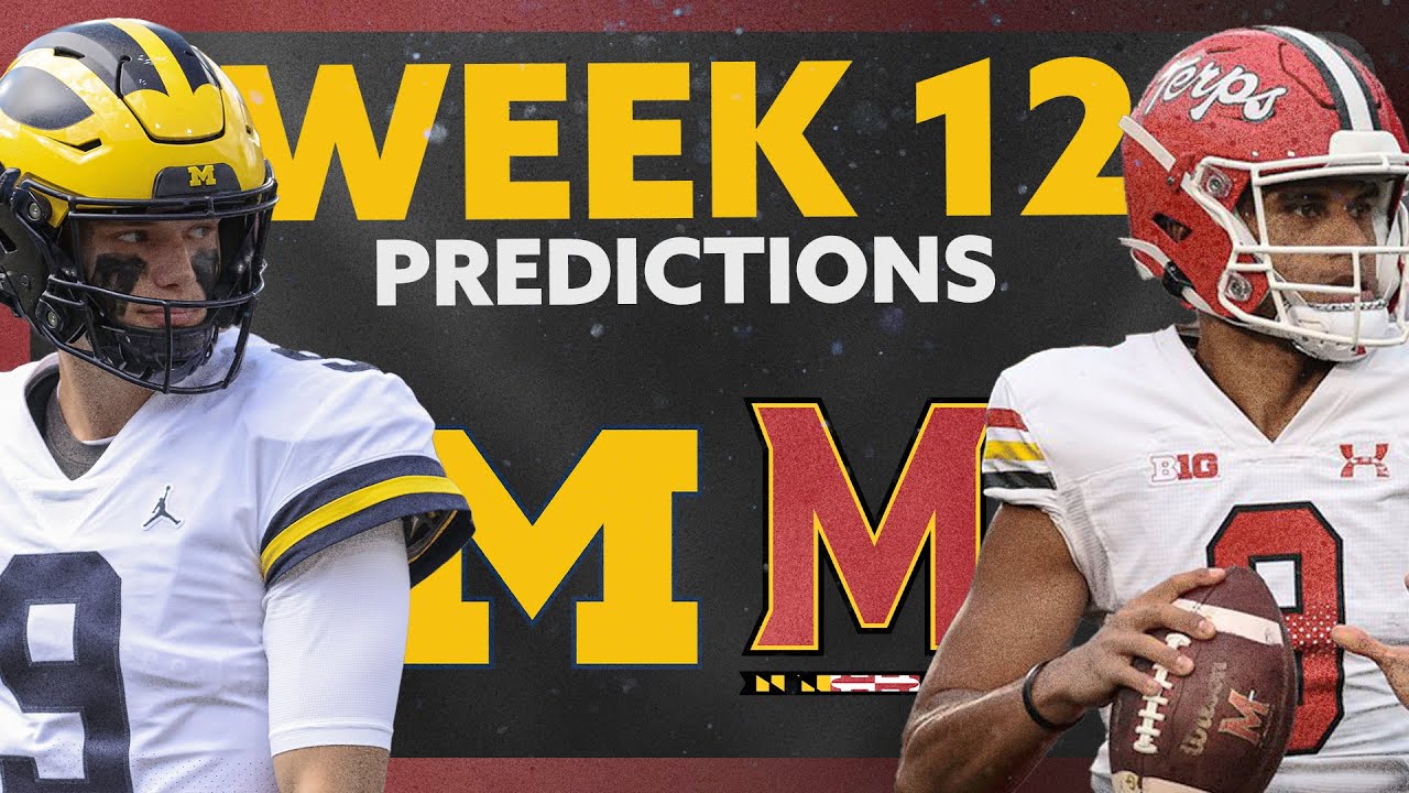 2023 Week 12 College Football Predictions Youtube