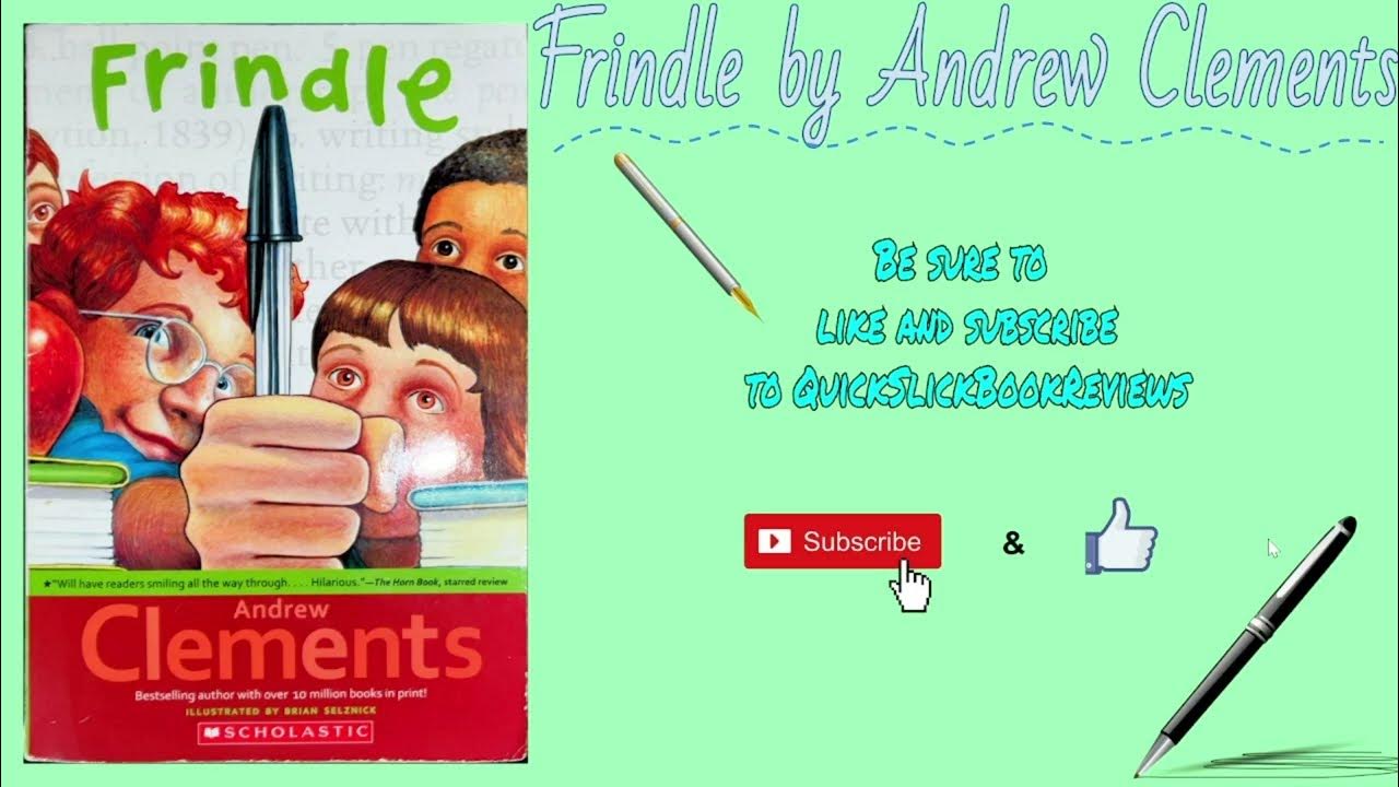 Frindle by Andrew Clements - Book Review - YouTube
