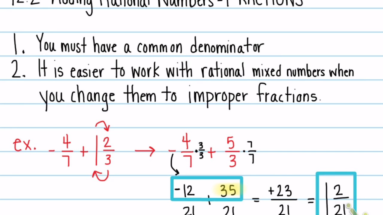 12 2 Adding Rational Numbers Fractions YouTube 12-2-adding-rational-numbers-fractions-youtube