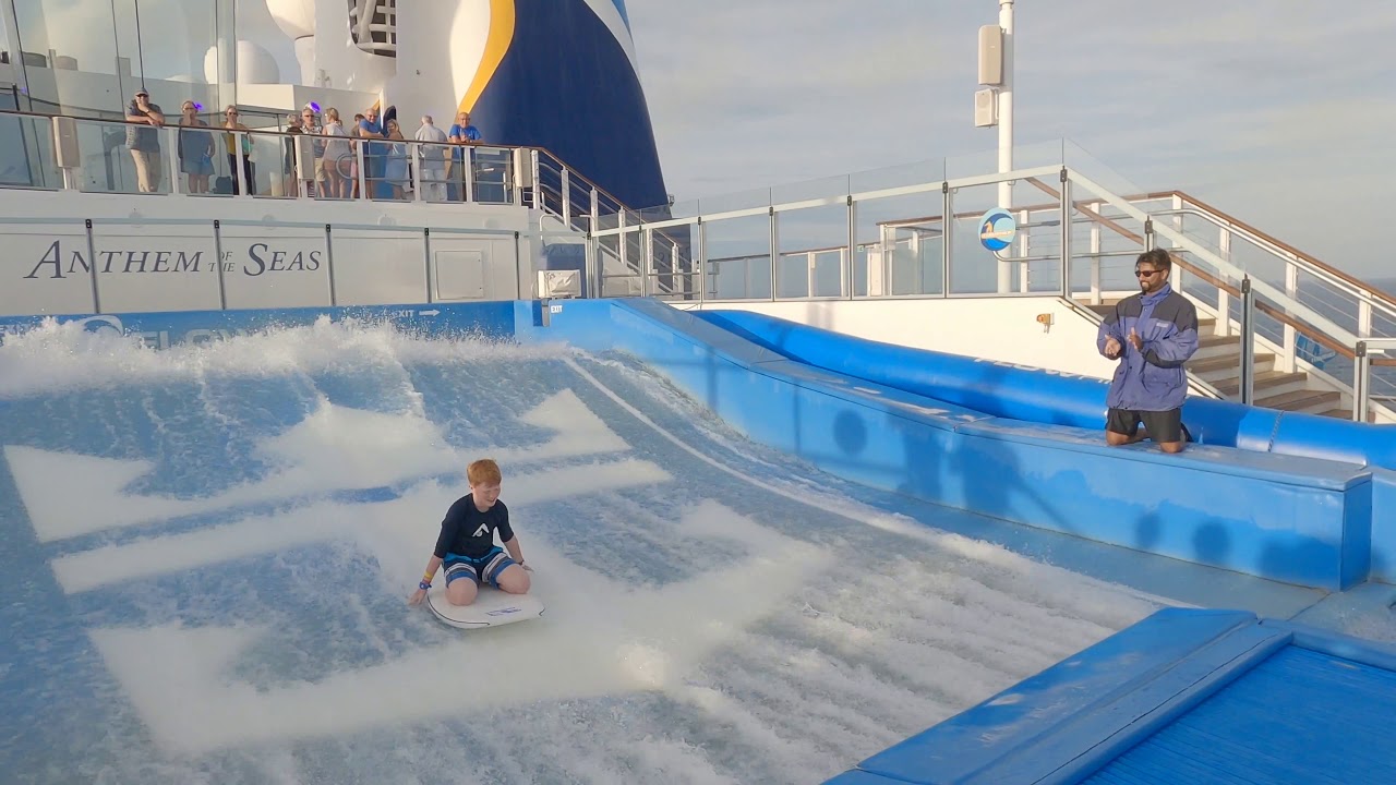 Flow Rider Anthem of the Seas Jan 2020 - YouTube