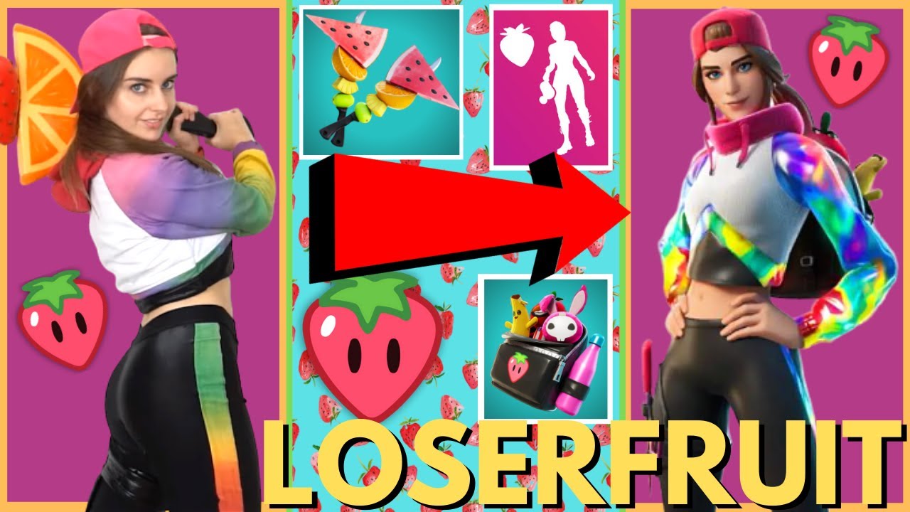 *NEW* LOSERFRUIT SKIN + Bounce Berry Emote OUT NOW in Fortnite! (Icon ...