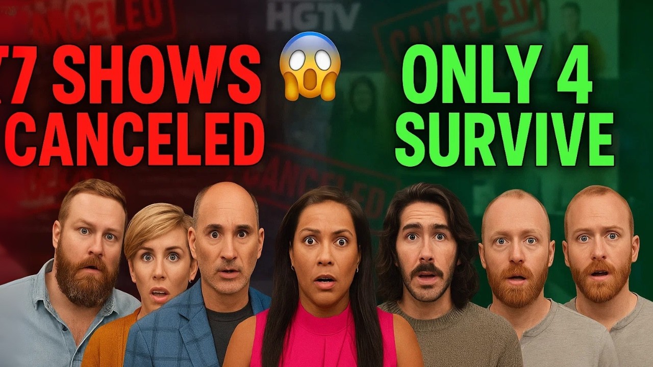 HGTV SHOCKING Shake UP - 7 Shows Canceled, Only 4 Survive in 2025 - YouTube