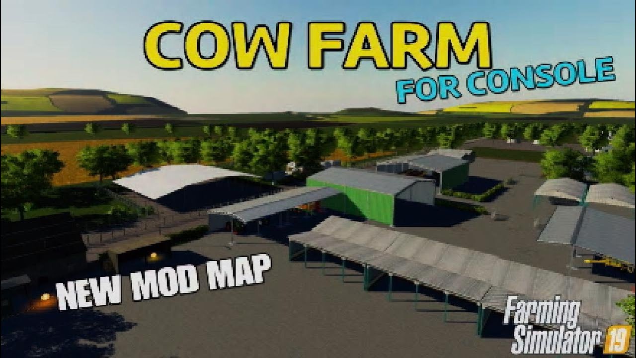 "COW FARM" New Mod Map Tour/Review on Farming Simulator 19 (Console ...