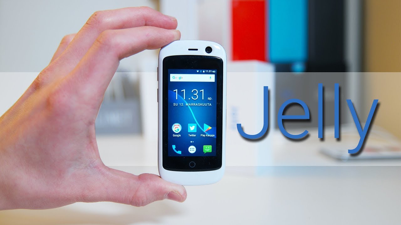 Jelly smartphone - maailman pienin 4G-älypuhelin - YouTube