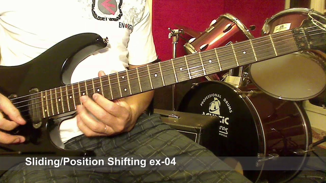 Guitar Lesson: Simple Position shifting ex-04 - YouTube