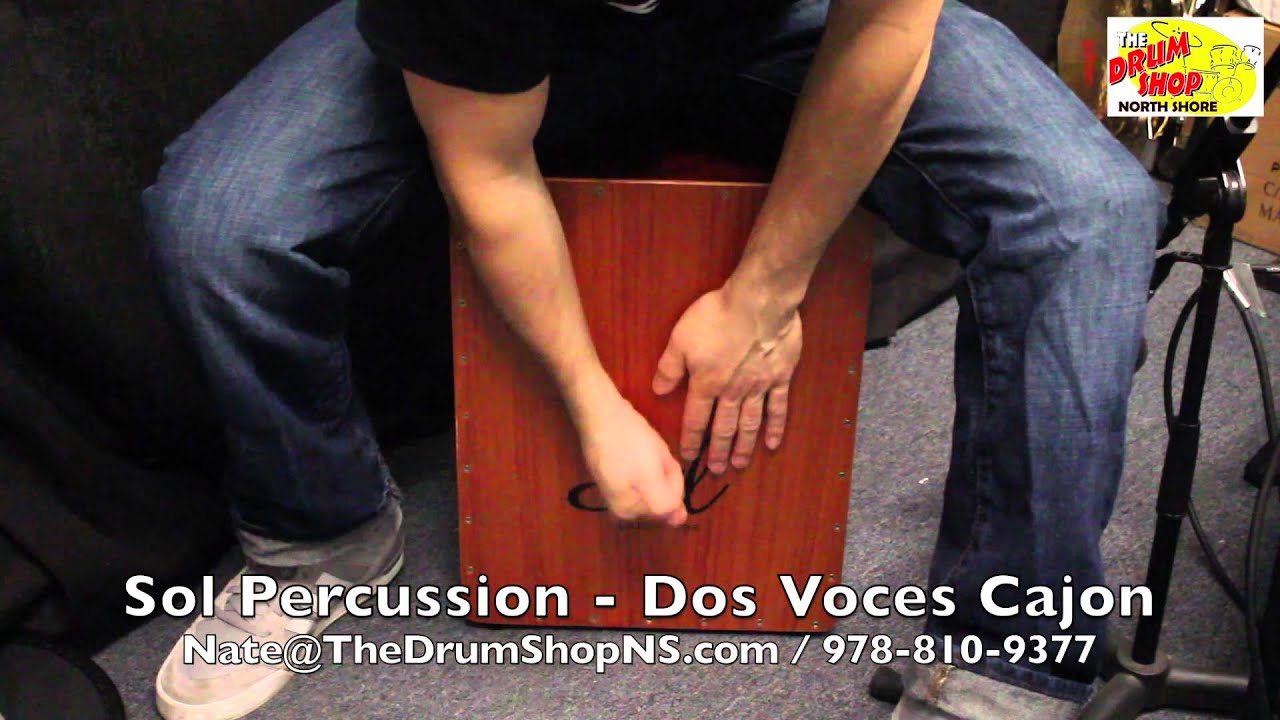 Sol Percussion - Dos Voces Cajon - The Drum Shop North Shore - YouTube