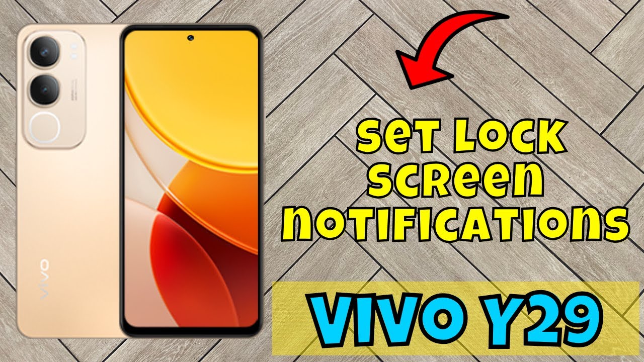 Lock Screen Notification Settings Vivo Y29 || How to set lock screen ...