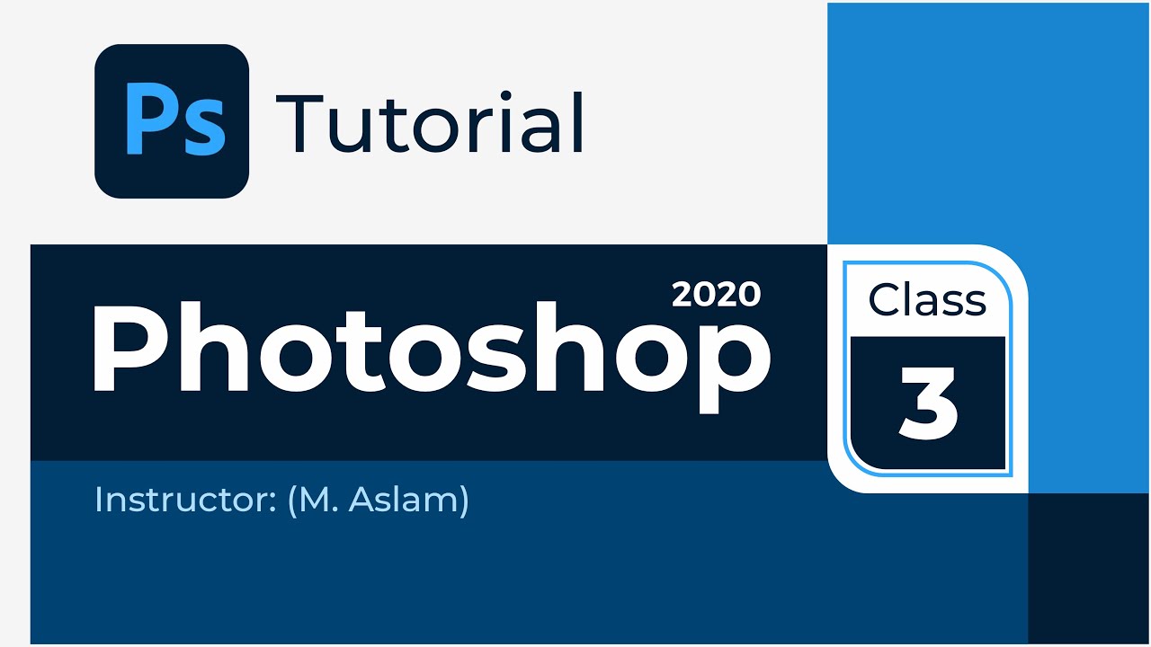 Photoshop Class 3 in Urdu/Hindi | Selection Tools Explained | Beginner ...