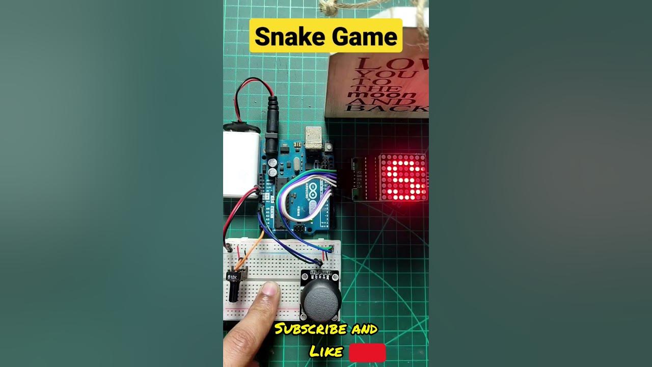 #electronics#Programming#Aurdino based snake game project - YouTube