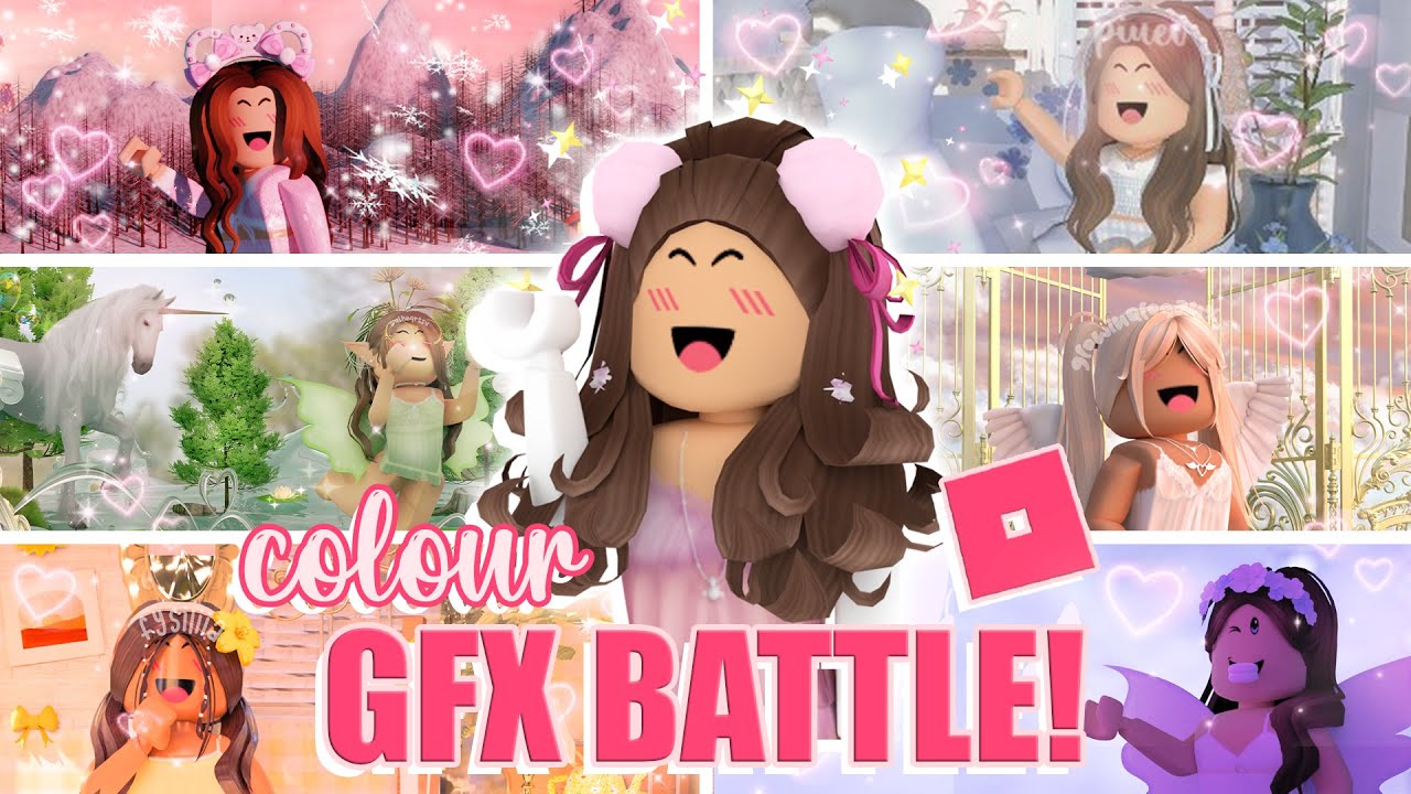 HUGE colour ROBLOX GFX BATTLE! *FAN COLLAB!* || mxddsie ♡ - YouTube