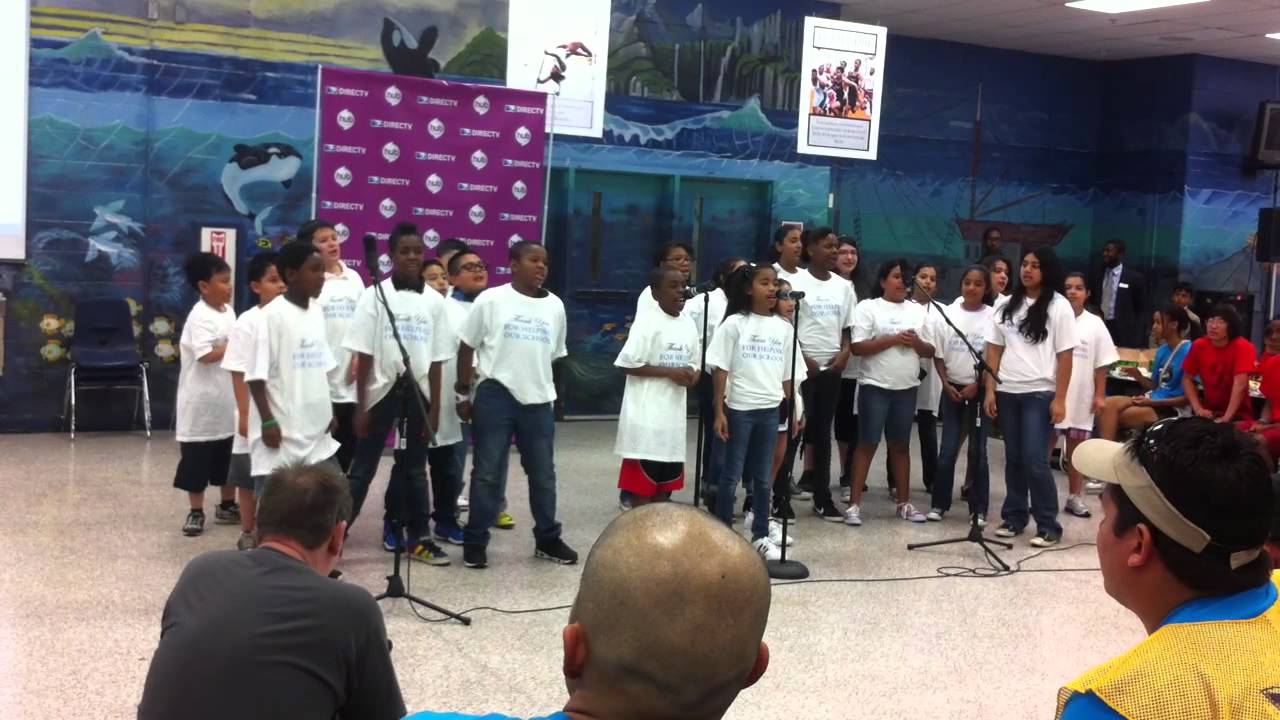 'Thank you' song from Nesbit Elementary School, during the DIRECTV ...
