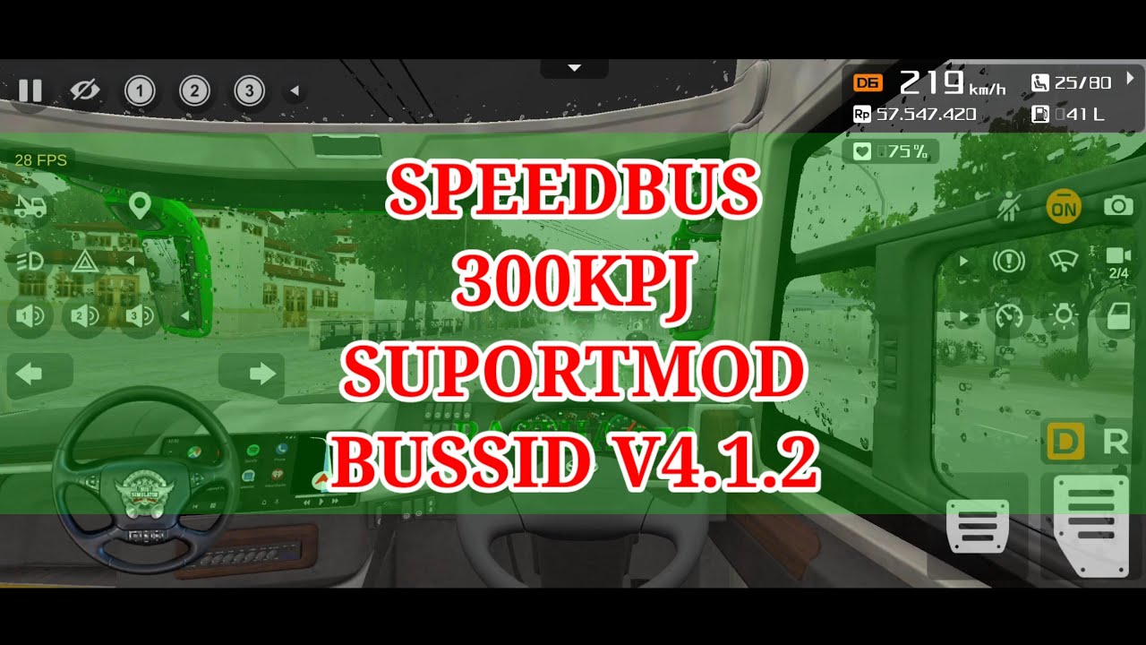 KD SPEEDBUS 300KPJ SUPORTMOD+SPEED TRAFIK 180KPJ||BUSSID V4.1.2 - YouTube