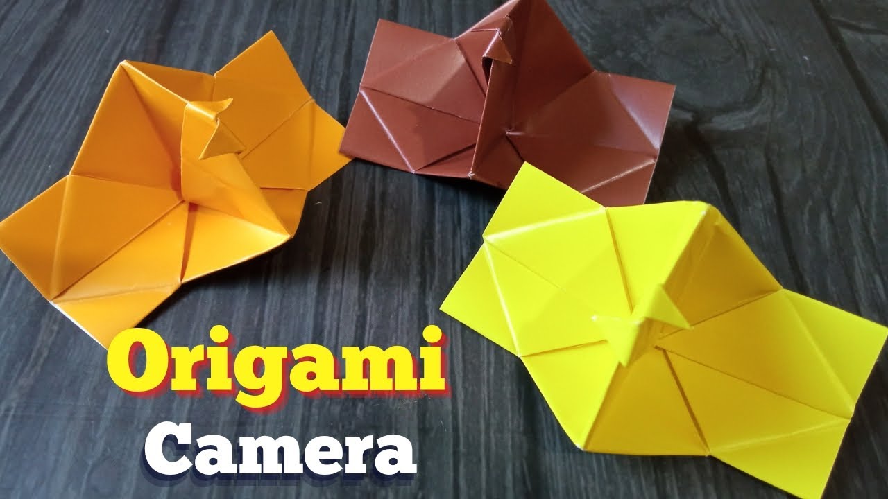 How To Make Origami Camera, Origami Camera Easy, Origami For Kids - YouTube