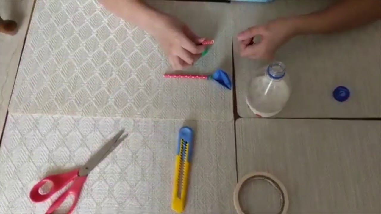 DIY model of human respiratory system - YouTube