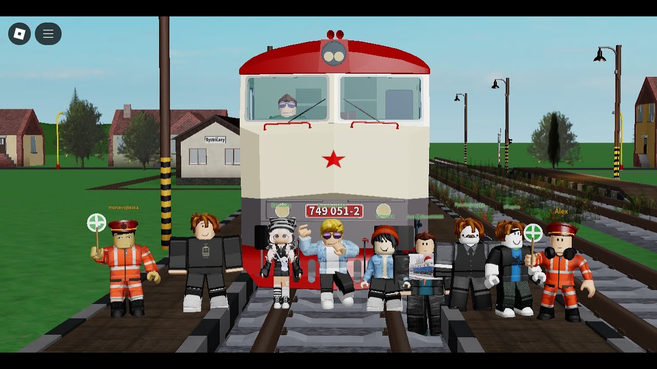 SLOVAKIAN RAILWAYS šichta [29] roblox [TimeLapse] [RETRO EXPRES] # ...