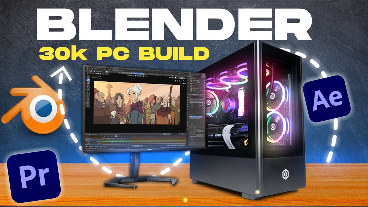 Best Awesome Blender PC Build Under 30k | juned siddiqui | 🔥🔥🔥 - YouTube