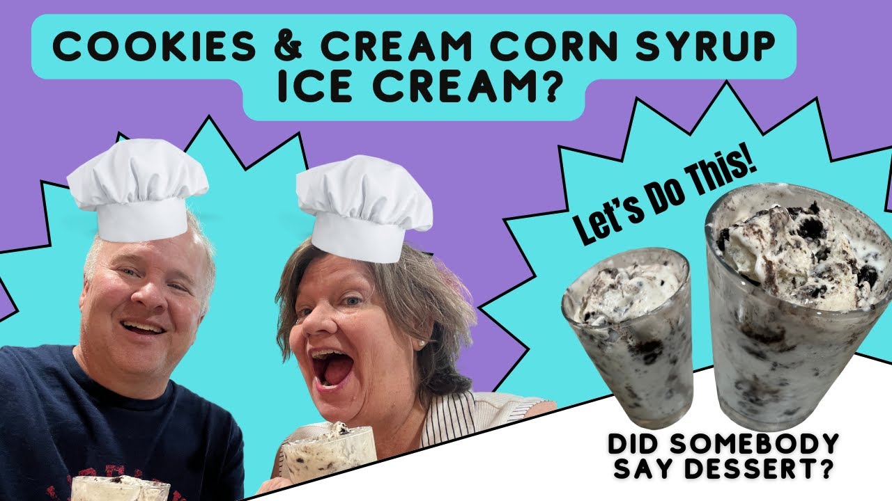 Cookies and Cream Corn Syrup Ice Cream - YouTube