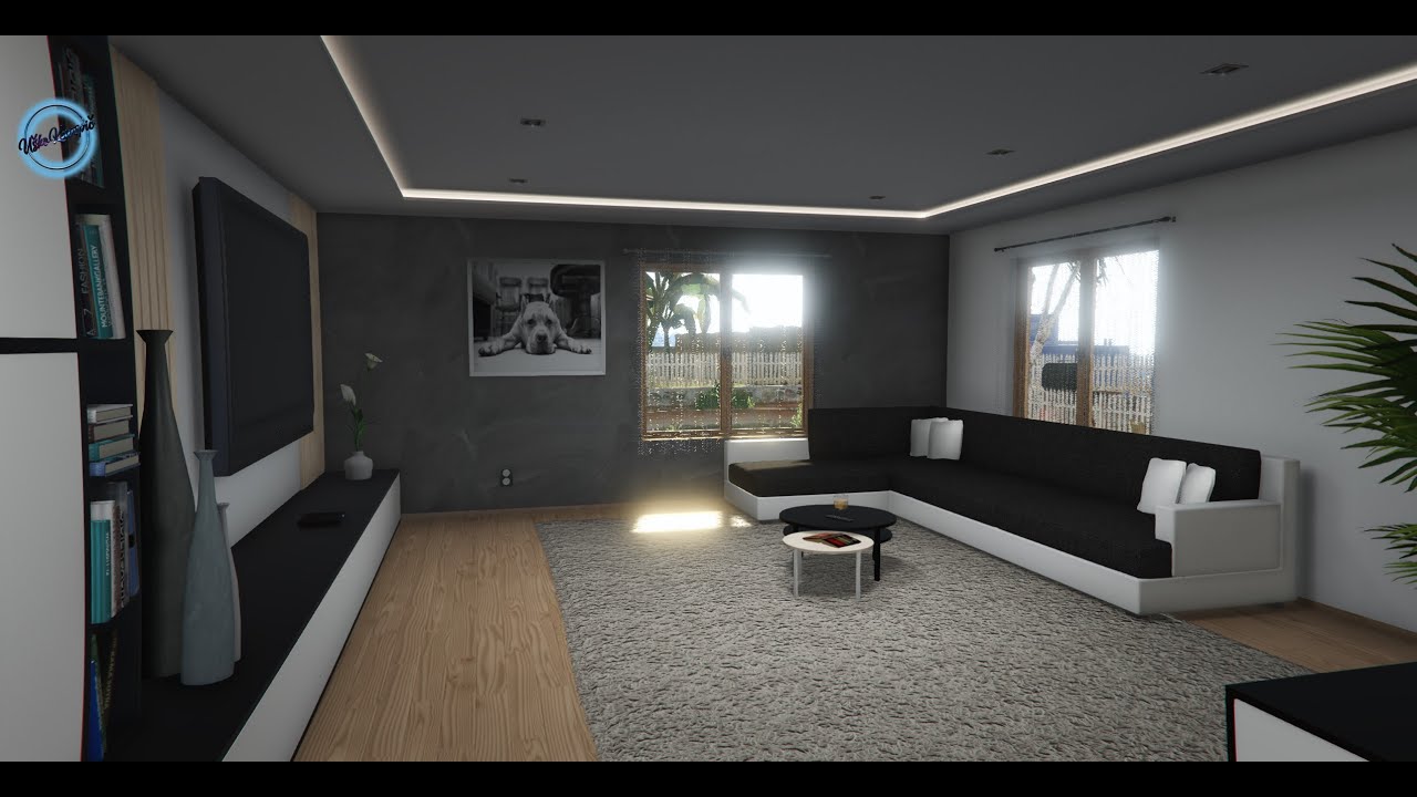 Gta V Mlo Interior Mirror Park Houses 11x Interior Youtube