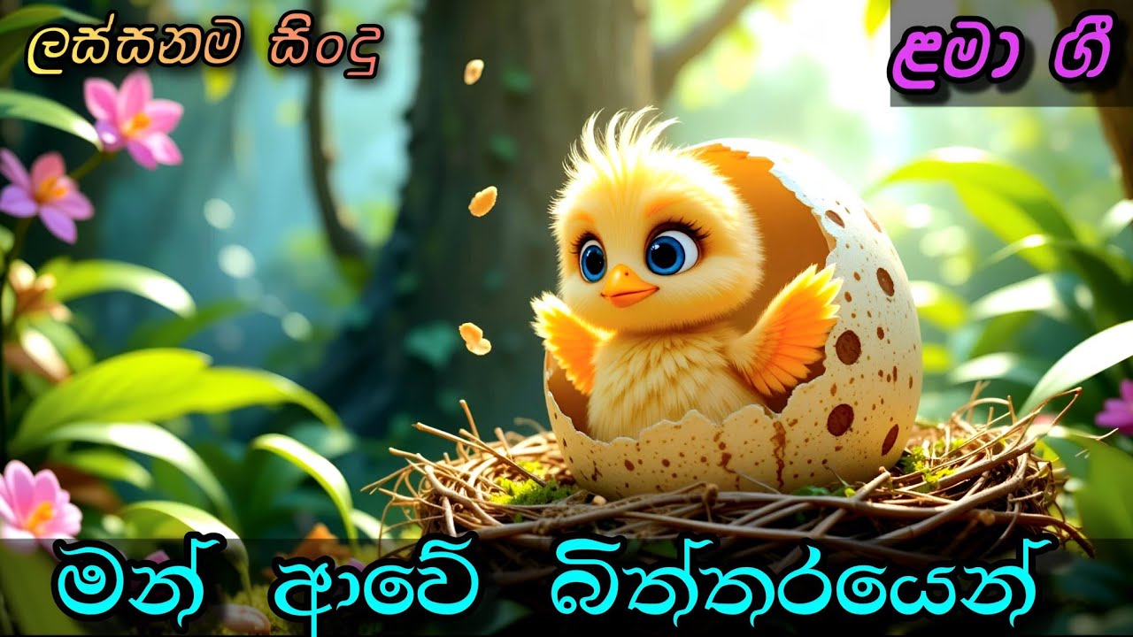 Man Awe Biththarayen | මන් ආවේ බිත්තරයෙන් | Sinhala Kids Song | Sinhala ...
