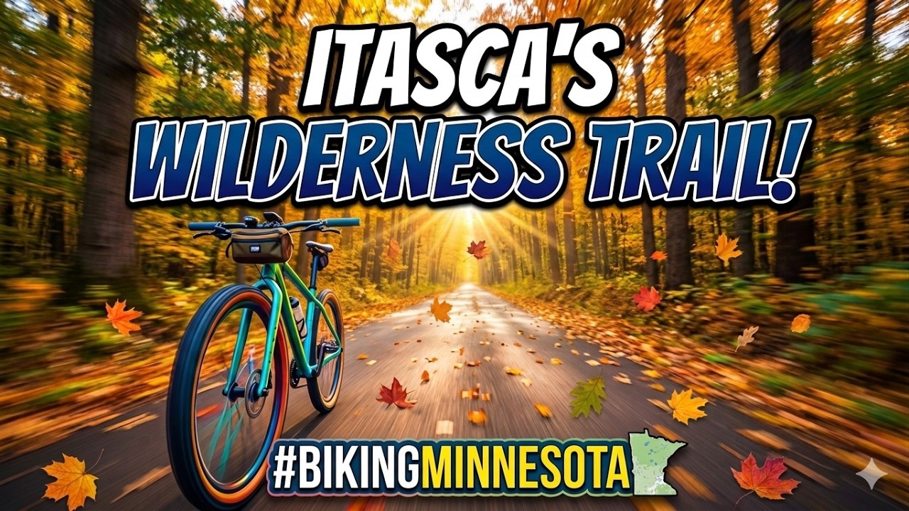 Best Bike Trail in Minnesota? Itasca State Park Bike Trail VLOG - YouTube