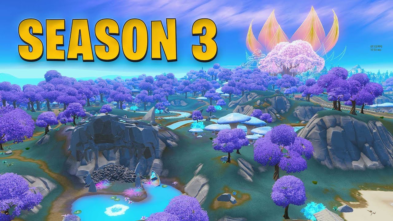 LIVE! Fortnite SEASON 3 is HERE! BATTLE PASS and Secret Locations - YouTube