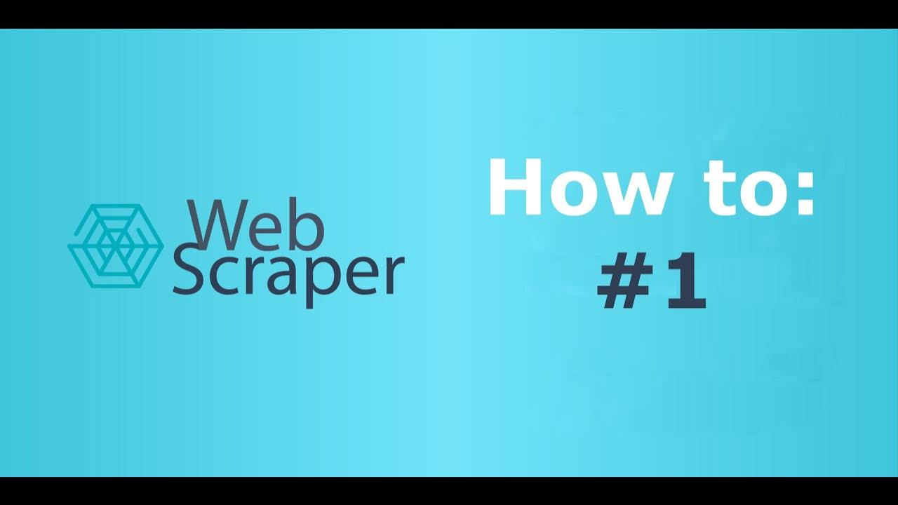 1/20. How to open Web Scraper for the first time - YouTube