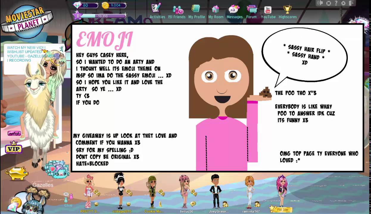 MSP Artbook Adventures I Moviestarplanet - YouTube
