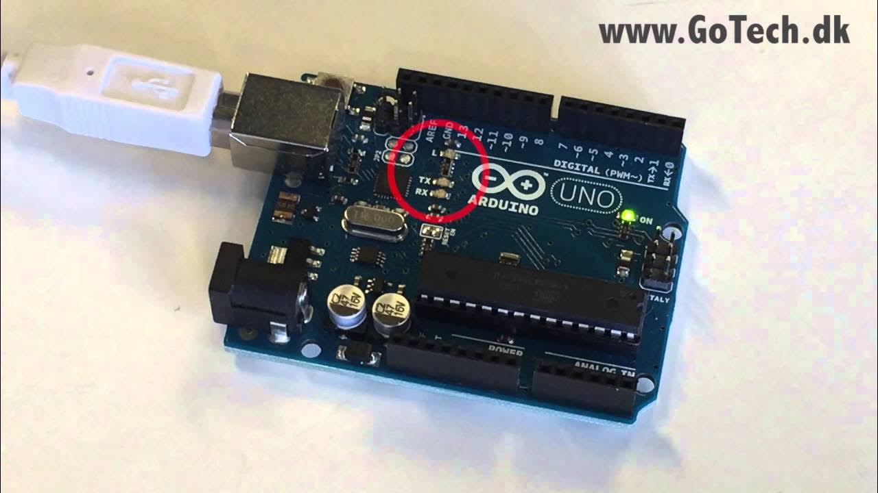 Arduino 03 - min første sketch - YouTube