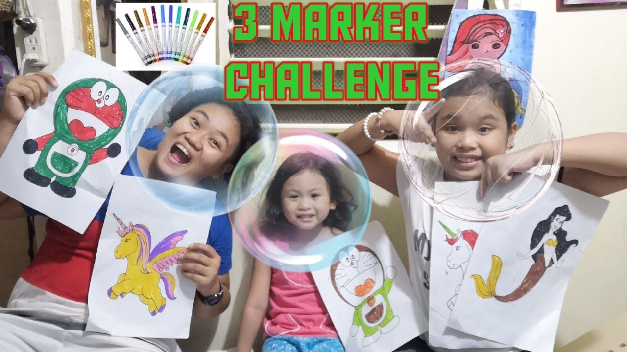 3 Marker Challenge - YouTube