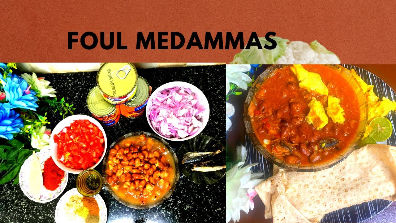 FOUL MEDAMES Broad Beans || how tose make #fulmedames lebane - YouTube