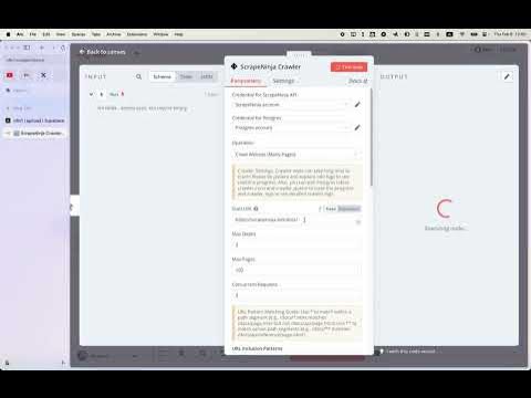 Building knowledgebases for LLMs: n8n recursive web crawler - YouTube