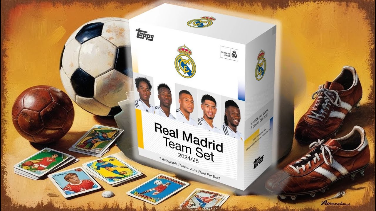 🔥 BOX BREAK: Topps® Real Madrid Team Set 2024/25 – R9, Zidane, Endrick ...
