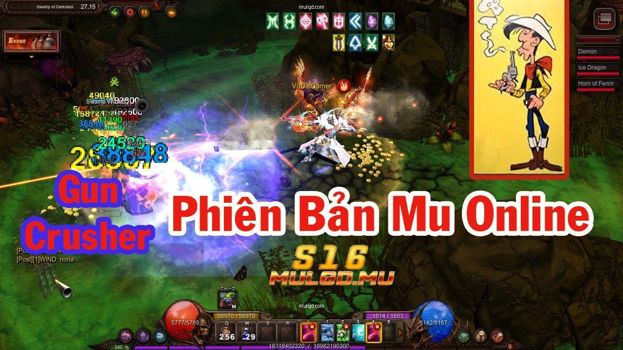 Nhân Vật Mới Gun Crusher Mu Online Season 16 - VuDaiGaming - YouTube