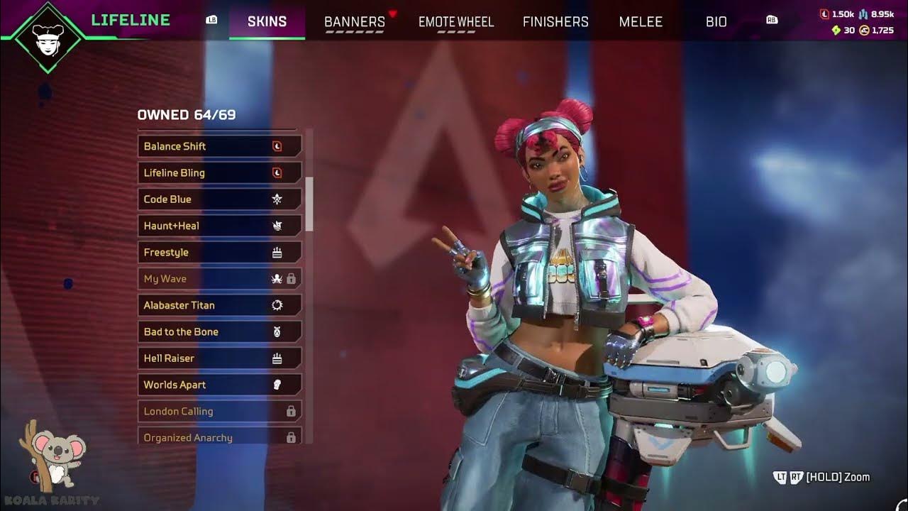 New Legendary Skin for Lifeline (Dazzling Denim), Off Duty Store. [Apex Legends - Highlight ...