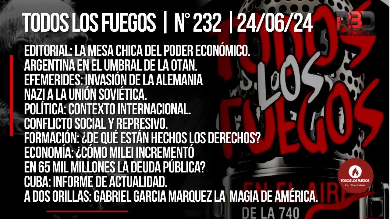 Todos los Fuegos 232 | 24/06 | Con Daniel De Santis, Javy Rodriguez ...