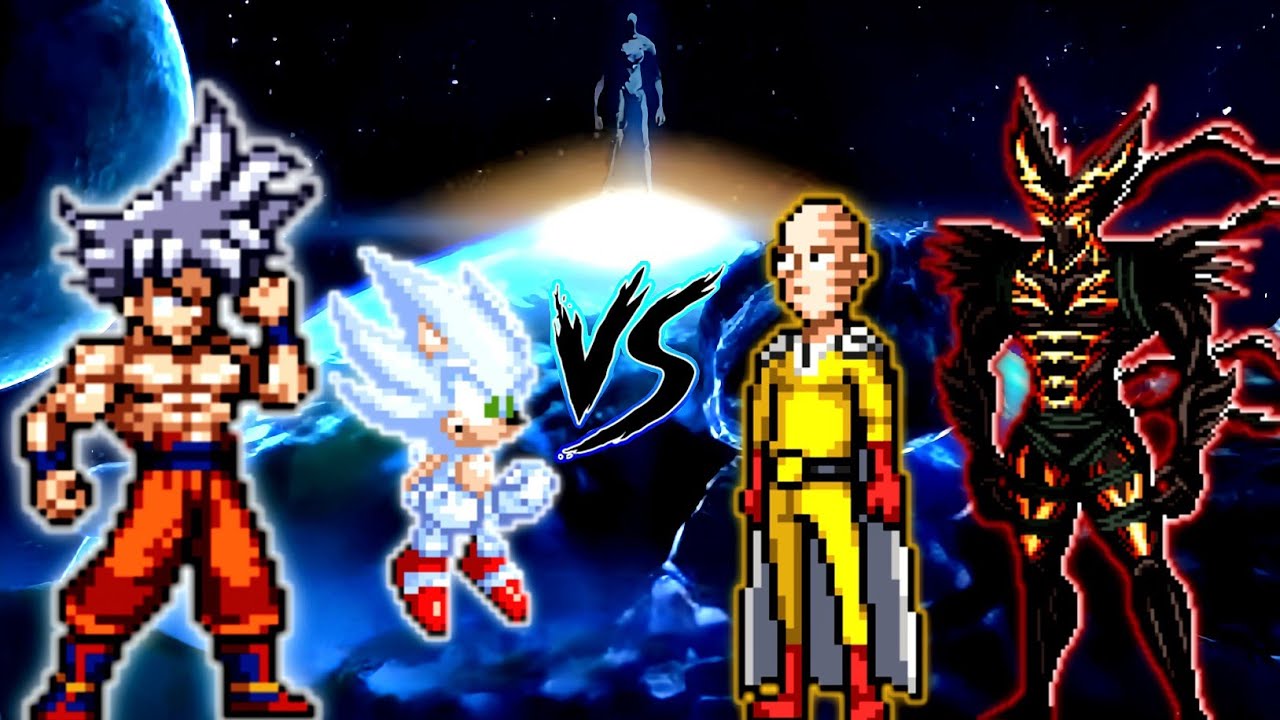 Goku True MUI & Sonic Classic V3 (AF) VS Accurate Saitama & Monster ...