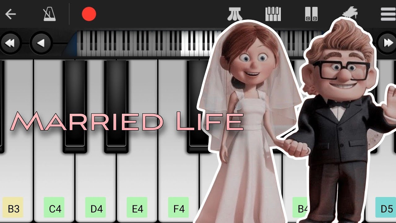 UP (Disney Pixar) - Married Life • Perfect Piano App - YouTube