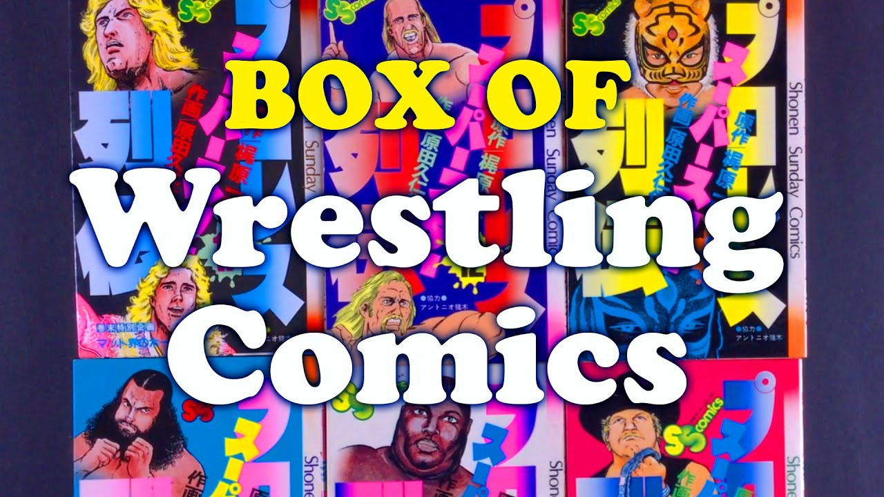 Show and Tell 01: Box Of Wrestling Comics - YouTube