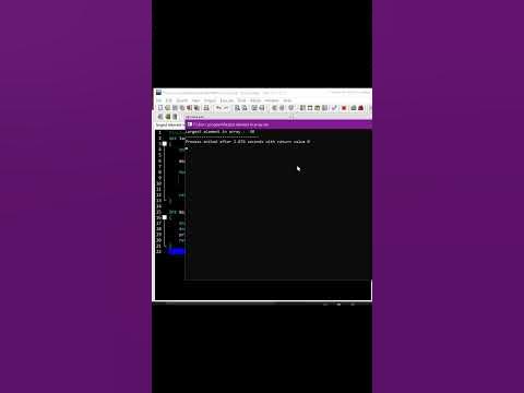 largest element in array #coding #codingshortvideo #clanguage #shorts - YouTube