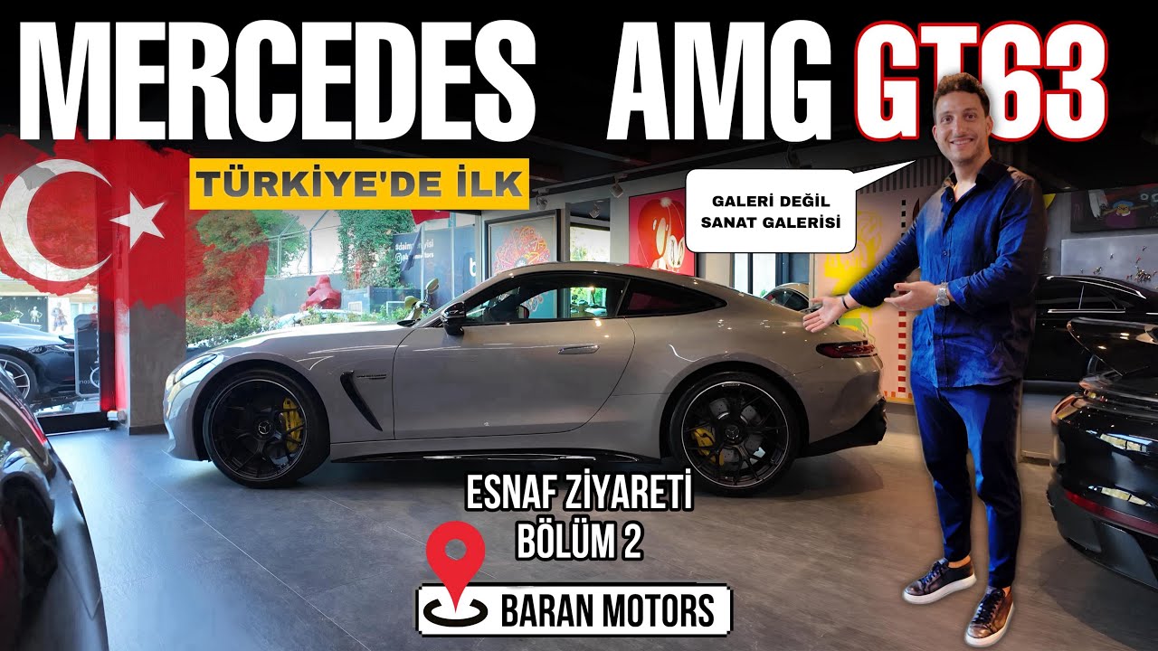 ESNAF ZİYARETİ : 🇹🇷TÜRKİYE’DE İLK MERCEDES AMG GT63 2024🚀🎬 #mercedes # ...